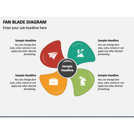 Fan Blade Diagram for PowerPoint and Google Slides - PPT Slides