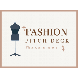 Fashion Brand Pitch Deck for PowerPoint and Google Slides - PPT Slides