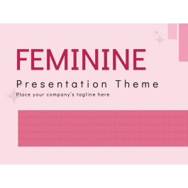 Free - Feminine Presentation PowerPoint Template and Google Slides Theme