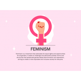 Feminism PowerPoint and Google Slides Template - PPT Slides