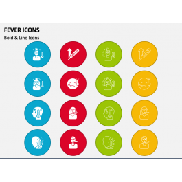 Fever Icons for PowerPoint and Google Slides - PPT Slides