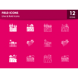 Field Icons for PowerPoint and Google Slides - PPT Slides