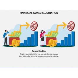 Financial Goals Illustration for PowerPoint and Google Slides - PPT Slides