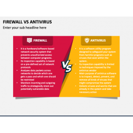 Firewall Vs Antivirus PowerPoint and Google Slides Template - PPT Slides