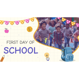 Free - First Day of School PowerPoint and Google Slides Template - PPT ...