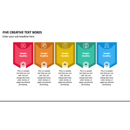 Free - Five Creative Text Boxes for PowerPoint and Google Slides