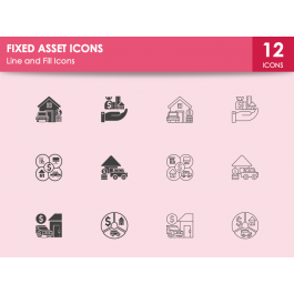 Fixed Asset Icons for PowerPoint and Google Slides