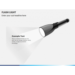 Flashlight/Torch PowerPoint and Google Slides Template - PPT Slides