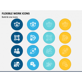 Flexible Work Icons for PowerPoint and Google Slides - PPT Slides