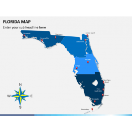 Florida Map for PowerPoint and Google Slides - PPT Slides