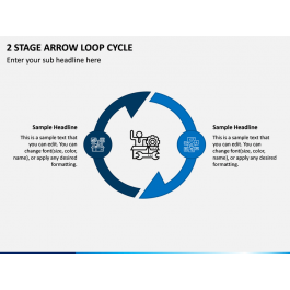 PowerPoint 2 Stage Arrow Loop Cycle