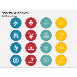 Food Industry Icons for PowerPoint and Google Slides - PPT Slides