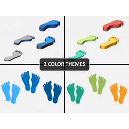 Footprints PowerPoint and Google Slides Template - PPT Slides