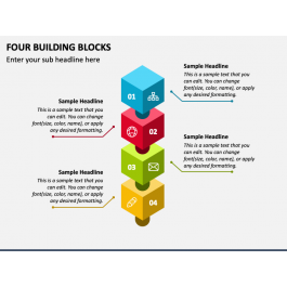 Four Building Blocks for PowerPoint and Google Slides - PPT Slides