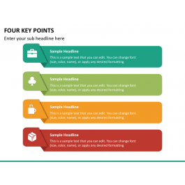 Four Key Points PowerPoint Template - PPT Slides