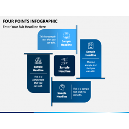 Four Points Infographic PowerPoint Presentation Slides - PPT Template