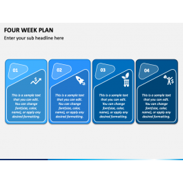 Four Week Plan PowerPoint Presentation Slides - PPT Template