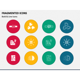 Fragmented Icons for PowerPoint and Google Slides - PPT Slides