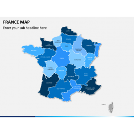 France Map for PowerPoint and Google Slides - PPT Slides