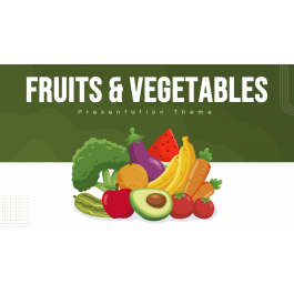 Free - Fruits and Vegetables Theme for PowerPoint and Google Slides ...