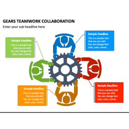 Gears Teamwork Collaboration PowerPoint and Google Slides Template ...