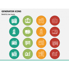 Generator Icons for PowerPoint and Google Slides - PPT Slides