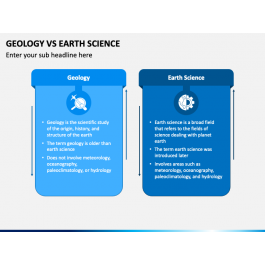 Geology Vs Earth Science PowerPoint and Google Slides Template - PPT Slides