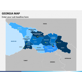 Georgia Map for PowerPoint and Google Slides - PPT Slides