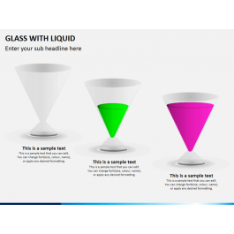 Glass with Liquid PowerPoint and Google Slides Template - PPT Slides