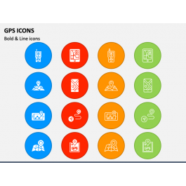 GPS Icons for PowerPoint and Google Slides - PPT Slides