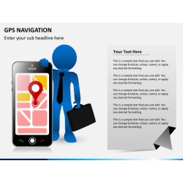 GPS Navigation PowerPoint and Google Slides Template - PPT Slides