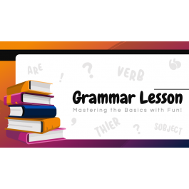 Free - Grammar Lesson PowerPoint and Google Slides Template - PPT Slides