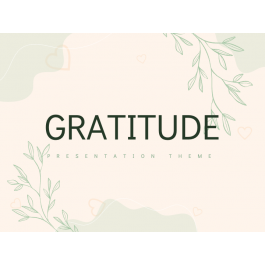 Free - Gratitude Presentation Theme for PowerPoint and Google Slides ...