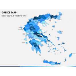 Greece Map for PowerPoint and Google Slides - PPT Slides