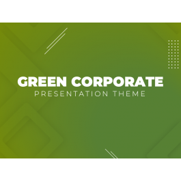 Green Corporate Theme for PowerPoint and Google Slides - PPT Slides