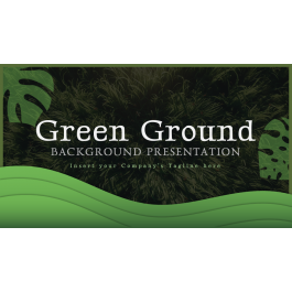 Free - Green Ground Background Theme for PowerPoint and Google Slides ...