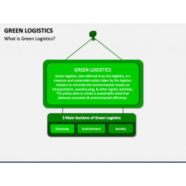 Green Logistics PowerPoint and Google Slides Template - PPT Slides