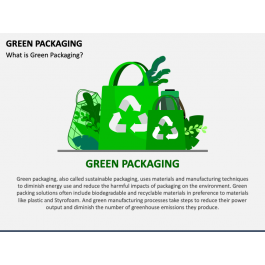 Green Packaging PowerPoint and Google Slides Template - PPT Slides