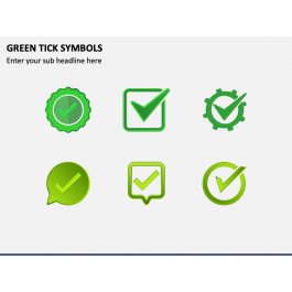 Green Tick Symbols for PowerPoint and Google Slides - PPT Slides