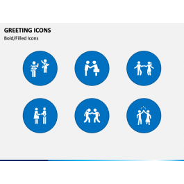 Greeting Icons for PowerPoint and Google Slides - PPT Slides