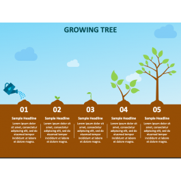 Animated Growing Tree for PowerPoint and Google Slides - PPT Slides