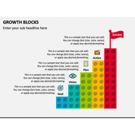 Growth Blocks PowerPoint and Google Slides Template - PPT Slides