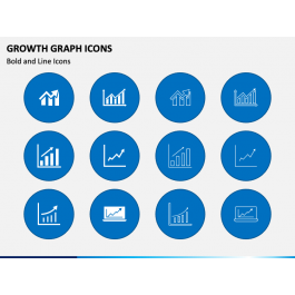 Growth Graph Icons for PowerPoint and Google Slides - PPT Slides