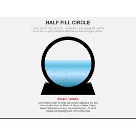 Free - Half Fill Circle for PowerPoint and Google Slides - PPT Slides