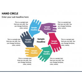 Hand Circle PowerPoint Template - PPT Slides