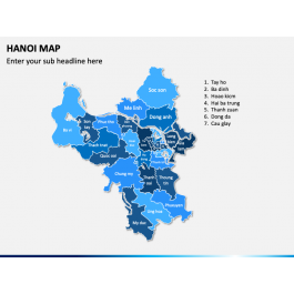 Hanoi Map for PowerPoint and Google Slides - PPT Slides