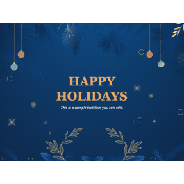 fun holiday powerpoint template