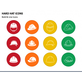 Hard Hat Icons for PowerPoint and Google Slides - PPT Slides