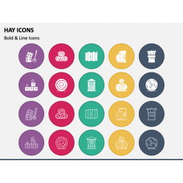 Hay Icons for PowerPoint and Google Slides - PPT Slides