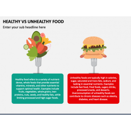 Healthy Vs Unhealthy Food PowerPoint and Google Slides Template - PPT ...